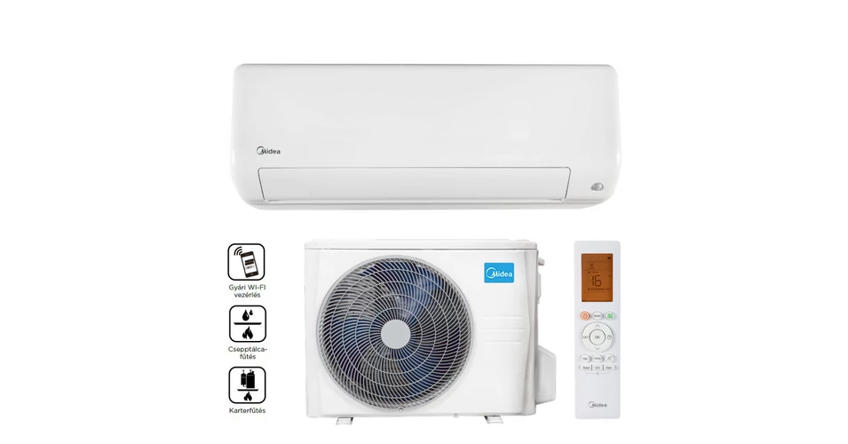 Midea All Easy Pro oldalfali split 3,5 kW SZERELÉSSEL! - Midea ...